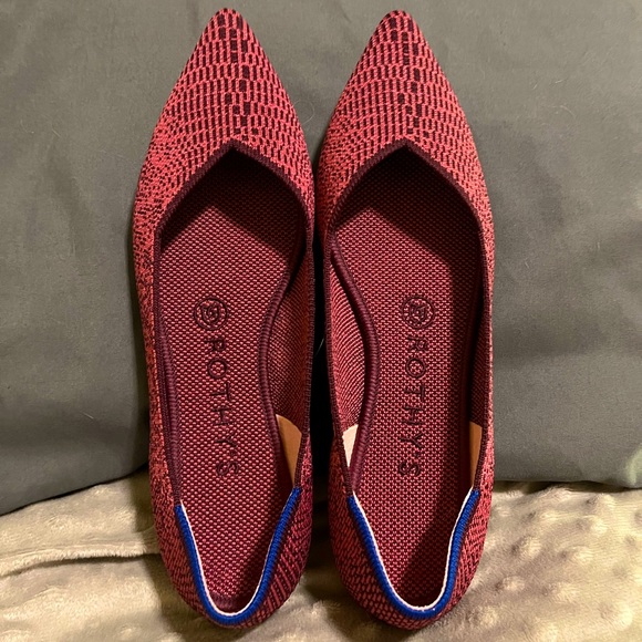 Rothy's | Shoes | Rothys The Point Cabernet Herringbone | Poshmark